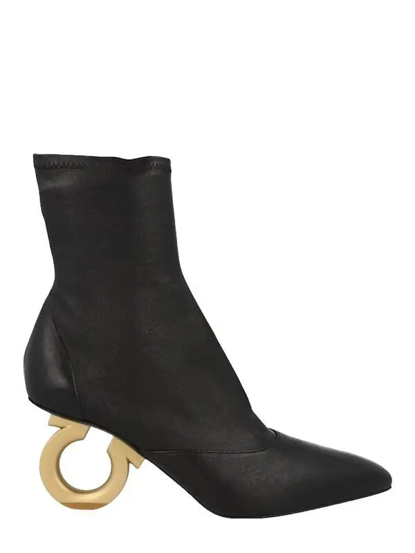 FERRAGAMO Elina Ankle Boots - Black