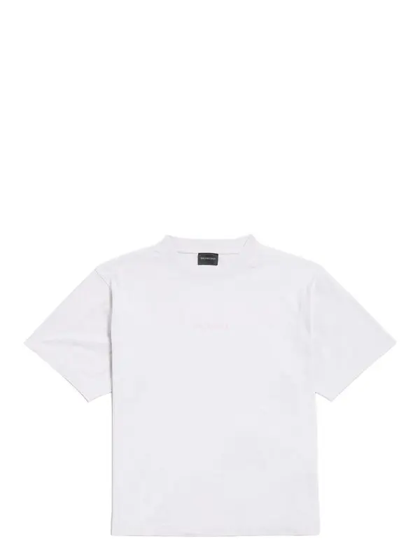 Balenciaga Back T-shirt Medium Fit - White