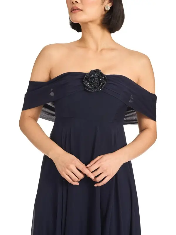 Sachin & Babi Embellished Rebecca Gown - Midnight