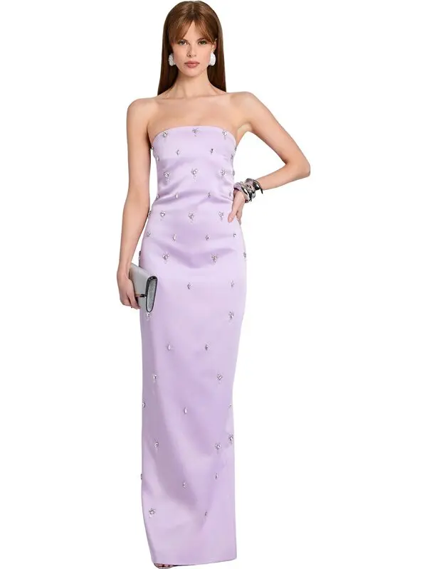 Retrofete Keziah Embellished Gown - Lavande