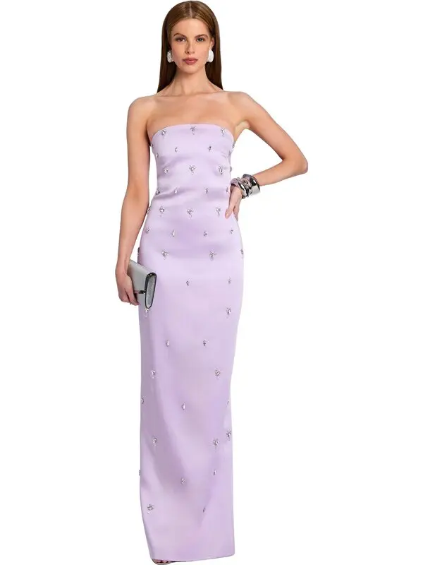 Retrofete Keziah Embellished Gown - Lavande