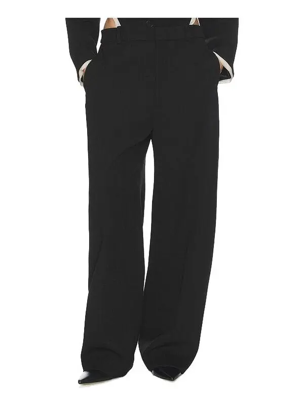 HELSA Straight Trousers - Black