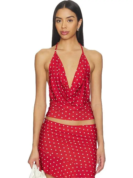 BELLA VENICE Elsa Top - Red