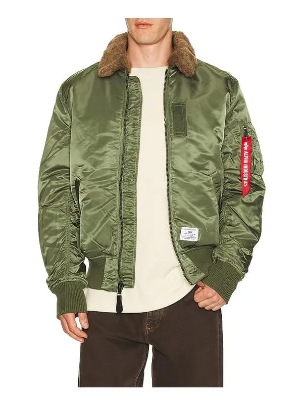 Alpha Industries B-15 Mod Flight Jacket - Green