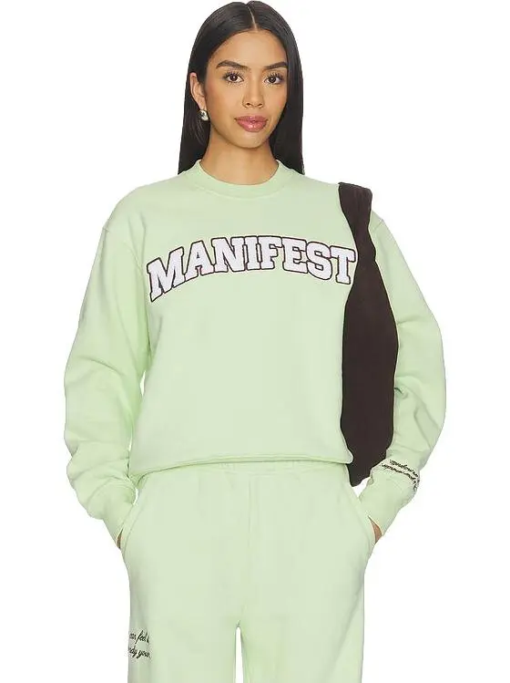 THE MAYFAIR GROUP Classic Crewneck Sweatshirt - Mint