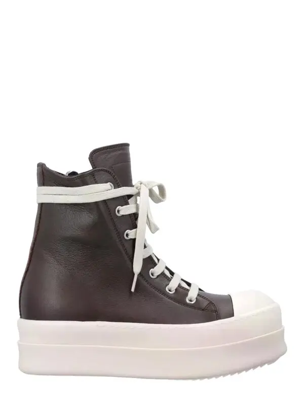 Rick Owens Lace-up Platform Sneakers - Brown