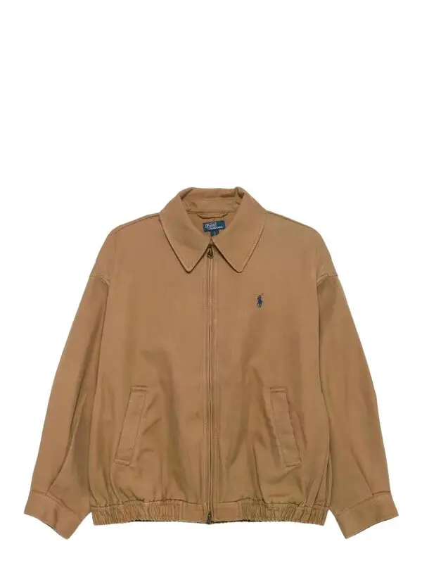 Polo Ralph Lauren Zip Bomber Jacket - Brown