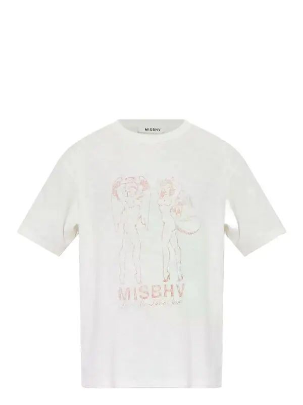 MISBHV Graphic Print T-shirt - Neutrals