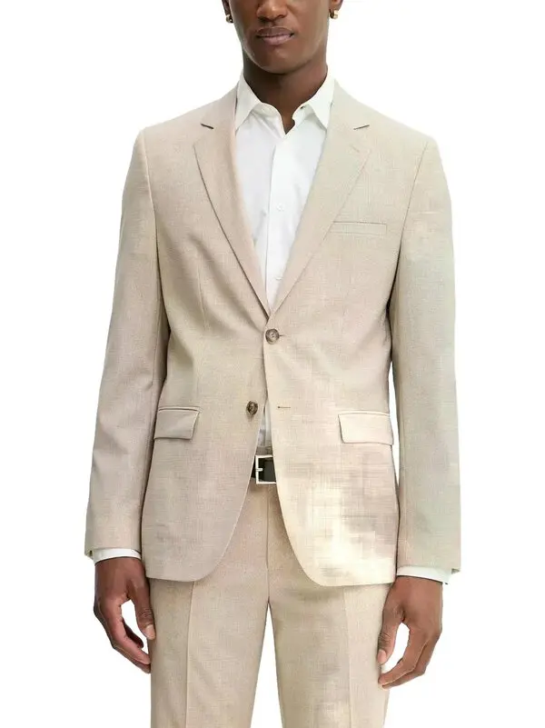 Hugo Jeckson Checked Suit - Neutrals
