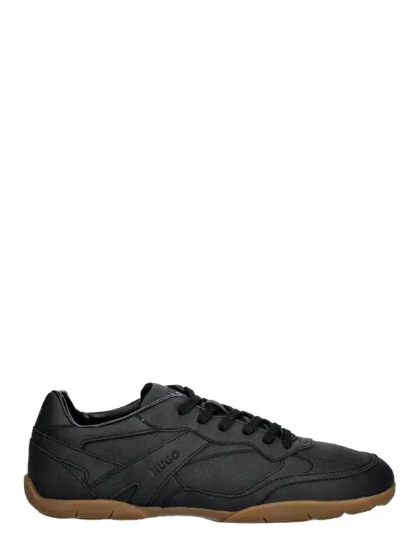 Hugo Embossed Logo Sneakers - Black