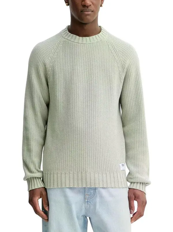 Hugo Sonnee Crew-neck Sweater - Green