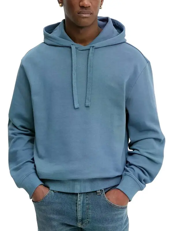 Hugo Drawstring Hoodie - Blue