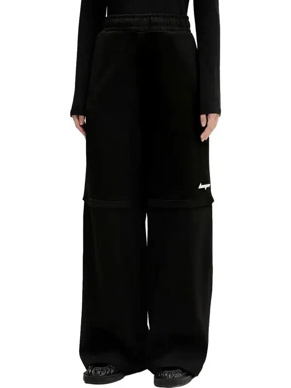 Hugo Nateam Wide-leg Track Pants - Black