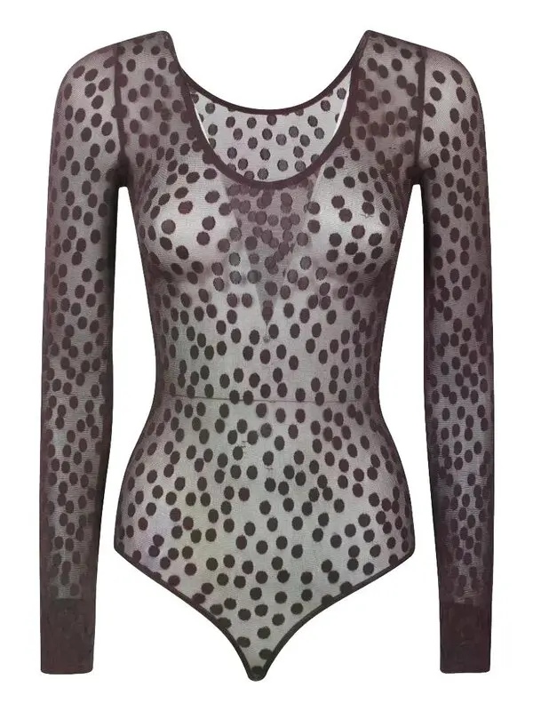 Wolford Polka-dot Pattern Body - Purple