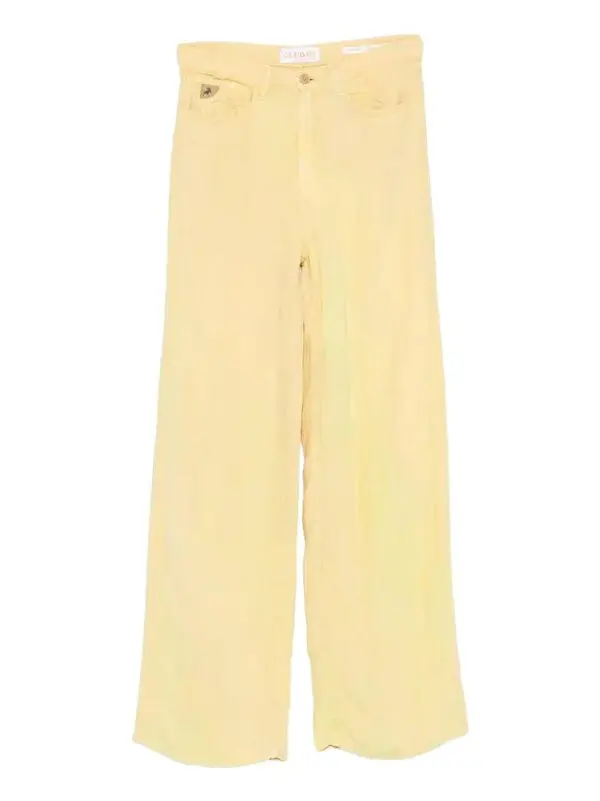 LOIS Loose Fit Wide Leg Denim Jeans - Yellow
