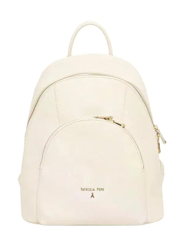 Patrizia Pepe Zipped Backpack - Neutrals