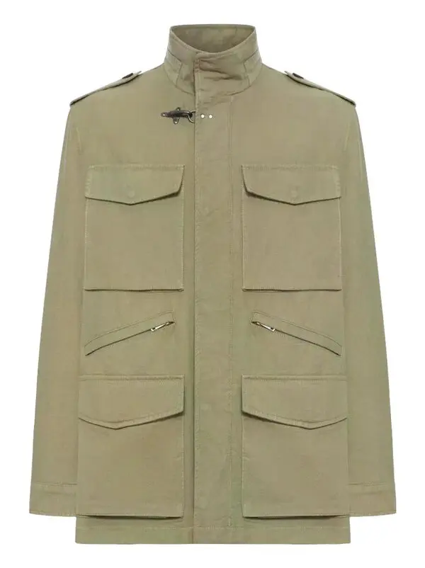 FAY Patch-pocket Jacket - Green