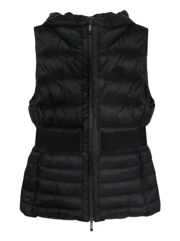 Moncler Hooded Panelled Jacket - Black