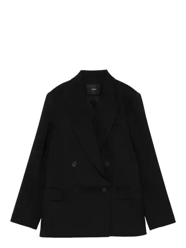 JOSEPH Double-breasted Blazer - Black