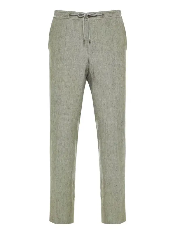 Corneliani Drawstring Trousers - Green