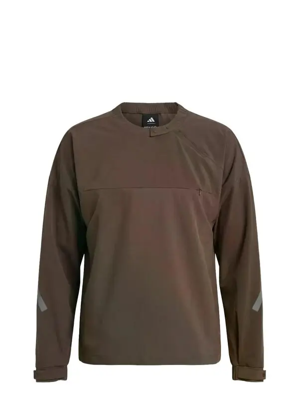 Adidas X Entire Studios Z.n.e. Buttoned Sweatshirt - Brown