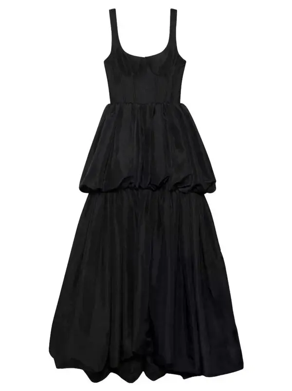 Simkhai Tabitha Tiered Ballgown Maxi Dress - Black