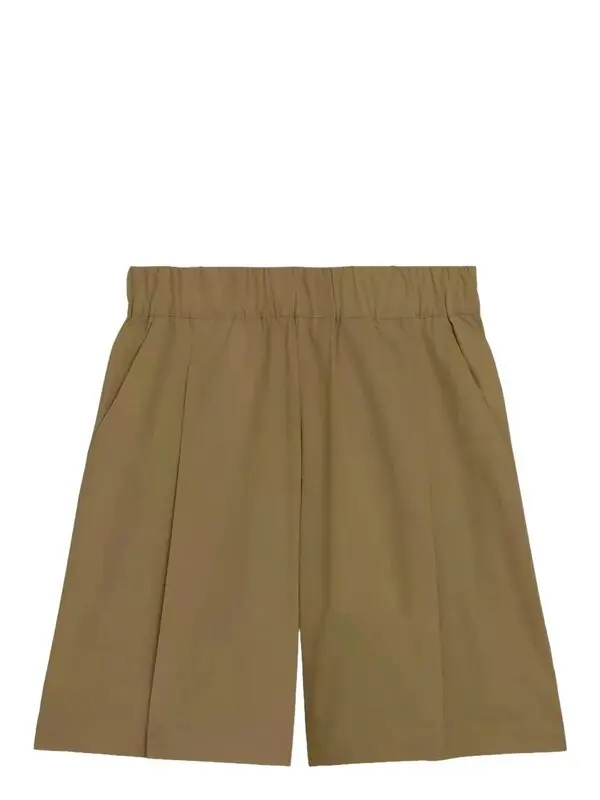 A PAPER KID Poplin Shorts - Neutrals