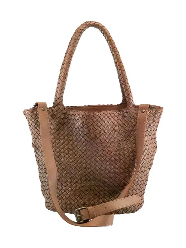 Officine Creative Oc Class 072 Woven Leather Bag - Brown