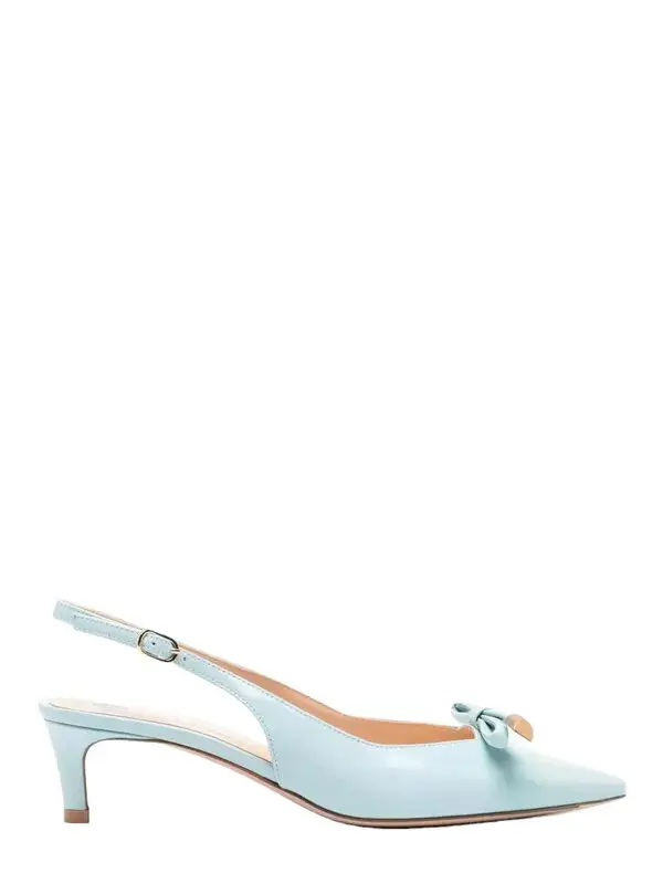 Roberto Festa Bow-detail Pointed-toe Pumps - Blue