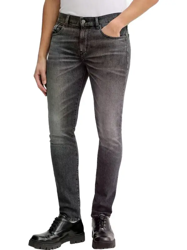 DIESEL® Faded Straight Leg Jeans - Grey