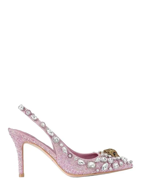 Kurt Geiger Belgravia Crystal-embellished Pumps - Pink