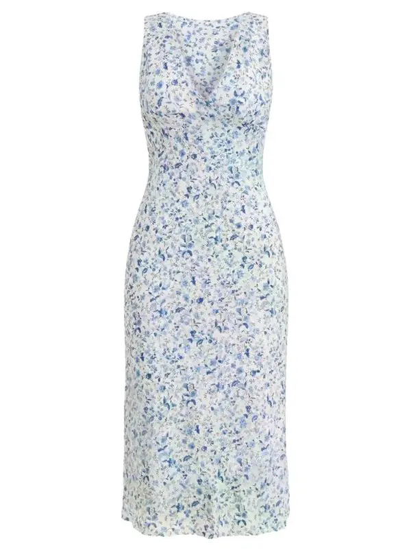 REFORMATION Brayden Floral Dress - White
