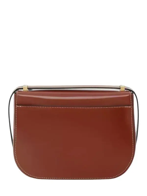 FERRAGAMO Double Gancini Crossbody Bag - Brown