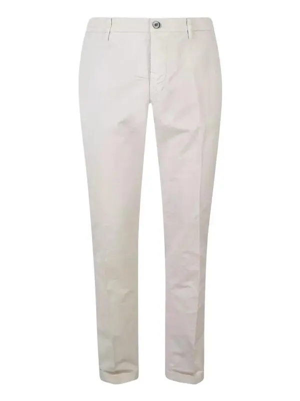 MASON'S Milano Trousers With Button Detail - Neutrals