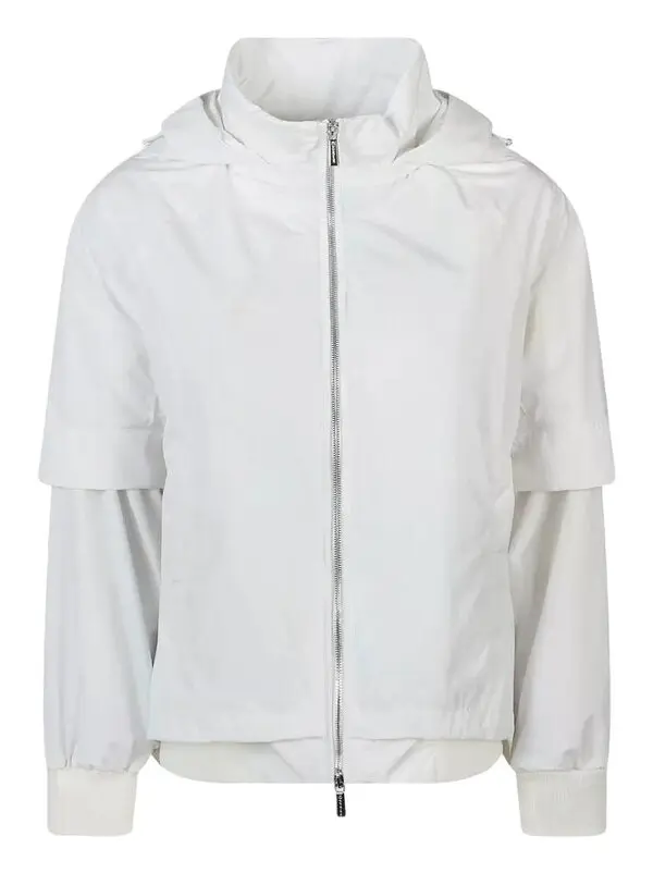 MOORER Talitha Hooded Jacket - White