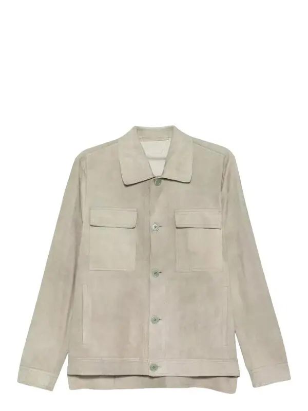 SALVATORE SANTORO Button Patch-pocket Jacket - Neutrals
