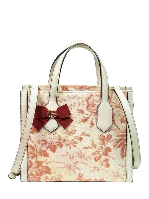 Gucci Small Herbarium Tote Bag - White