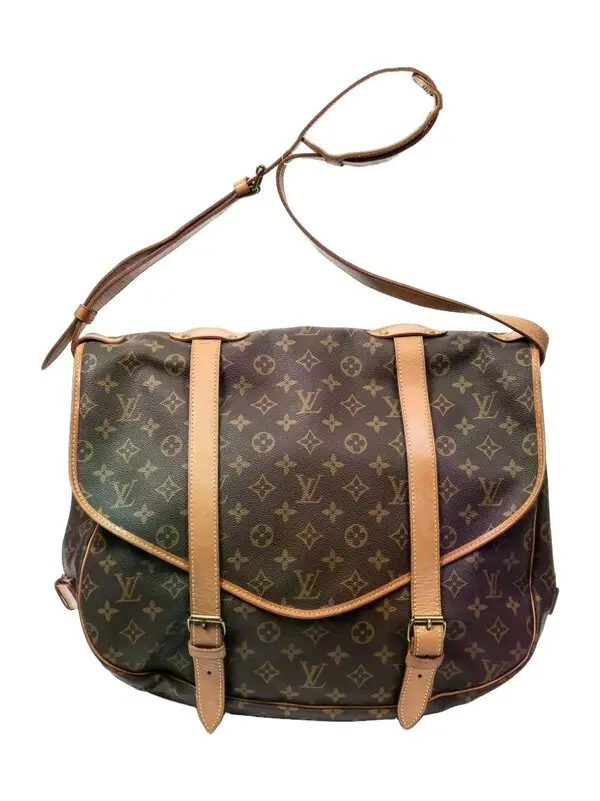 LOUIS VUITTON Saumur Shoulder Bag - Brown