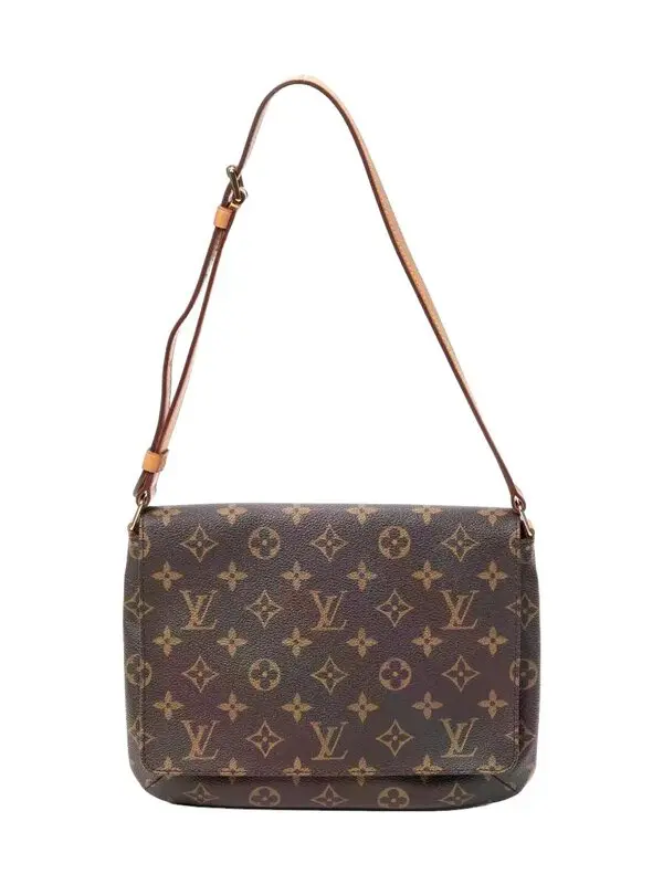 LOUIS VUITTON 1999 Musette Tango Shoulder Bag - Brown