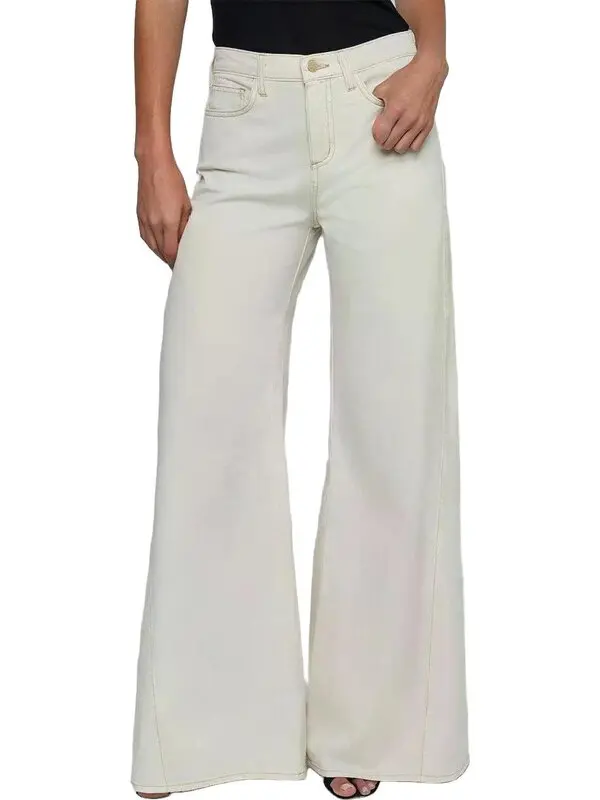 L'Agence Flared Trousers - Neutrals