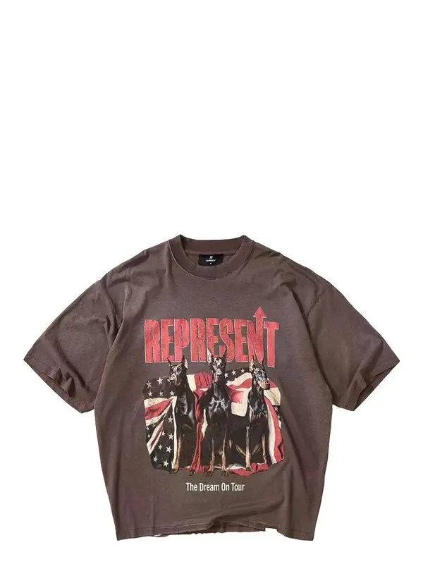 REPRESENT The Dream On Tour T-shirt - Brown