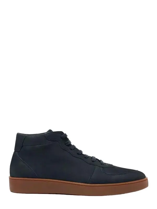 SCAROSSO Augusto Leather Sneakers - Blue