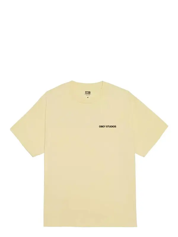 Obey Graphic-print T-shirt - Yellow