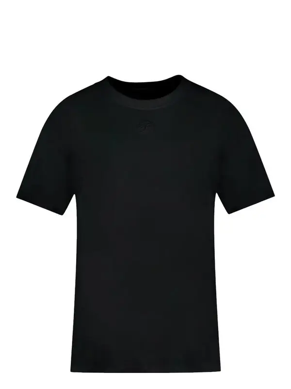 3.PARADIS Embroidered T-shirt - Black