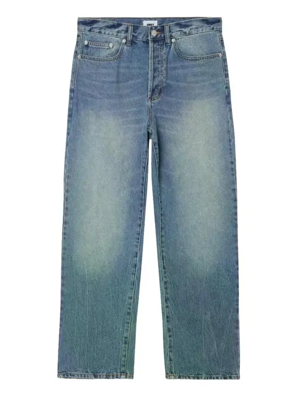 Obey Boxcar Straight-leg Jeans - Blue