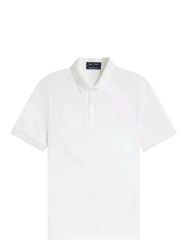 Fred Perry Piqué Polo Shirt - White