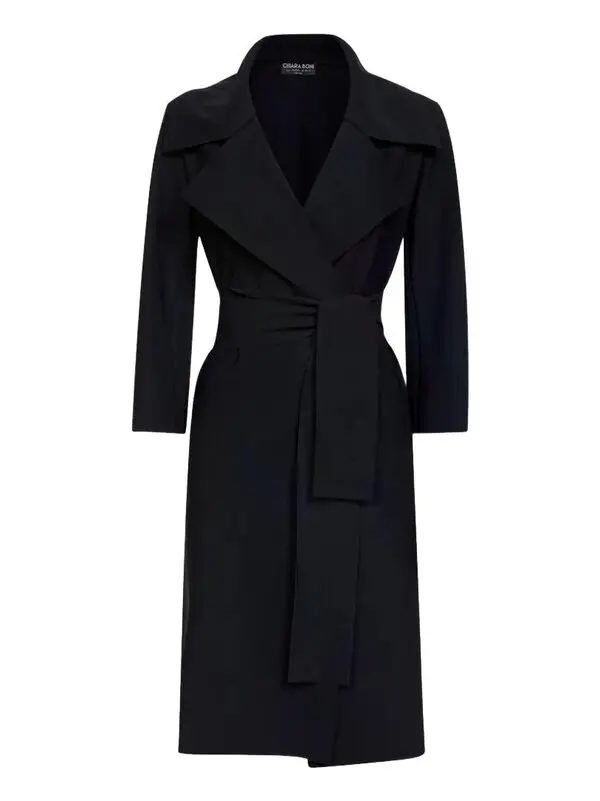 Chiara Boni La Petite Robe Belted Trench Coat - Blue
