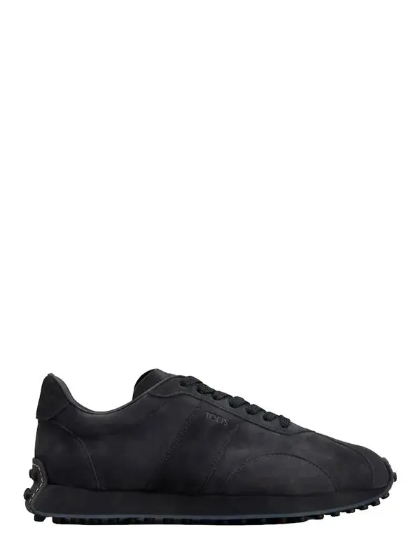 TOD'S Vintage Suede Sneakers - Black