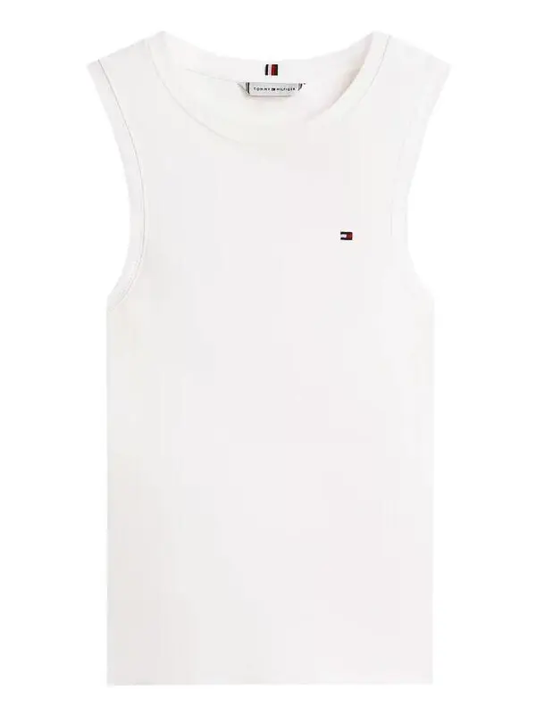 Tommy Hilfiger Logo-detail Sleeveless Top - White