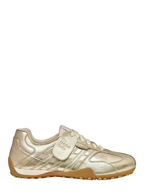 Geox Snake Panelled Sneakers - Gold